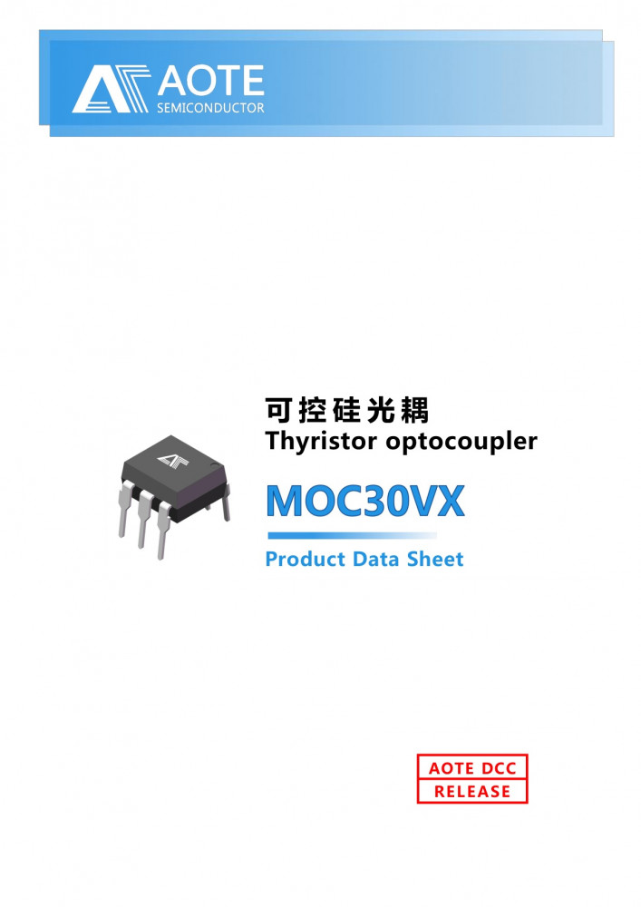MOC3063SM datasheet page 1