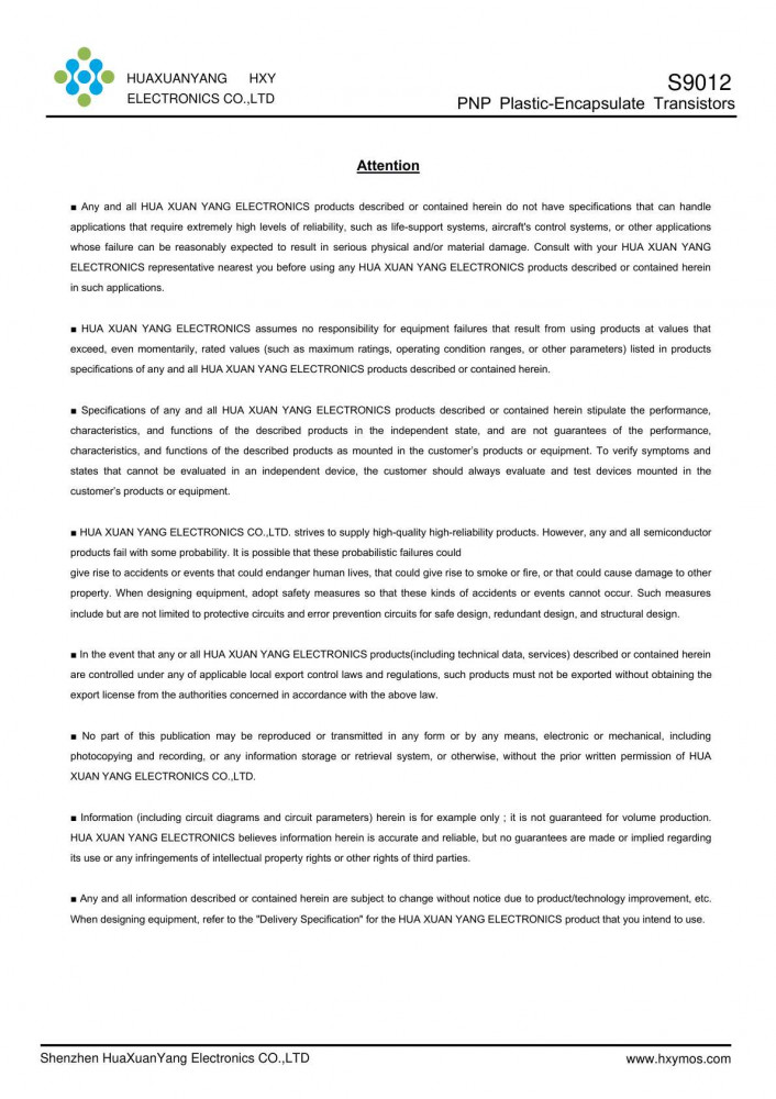 S9012 datasheet page 5
