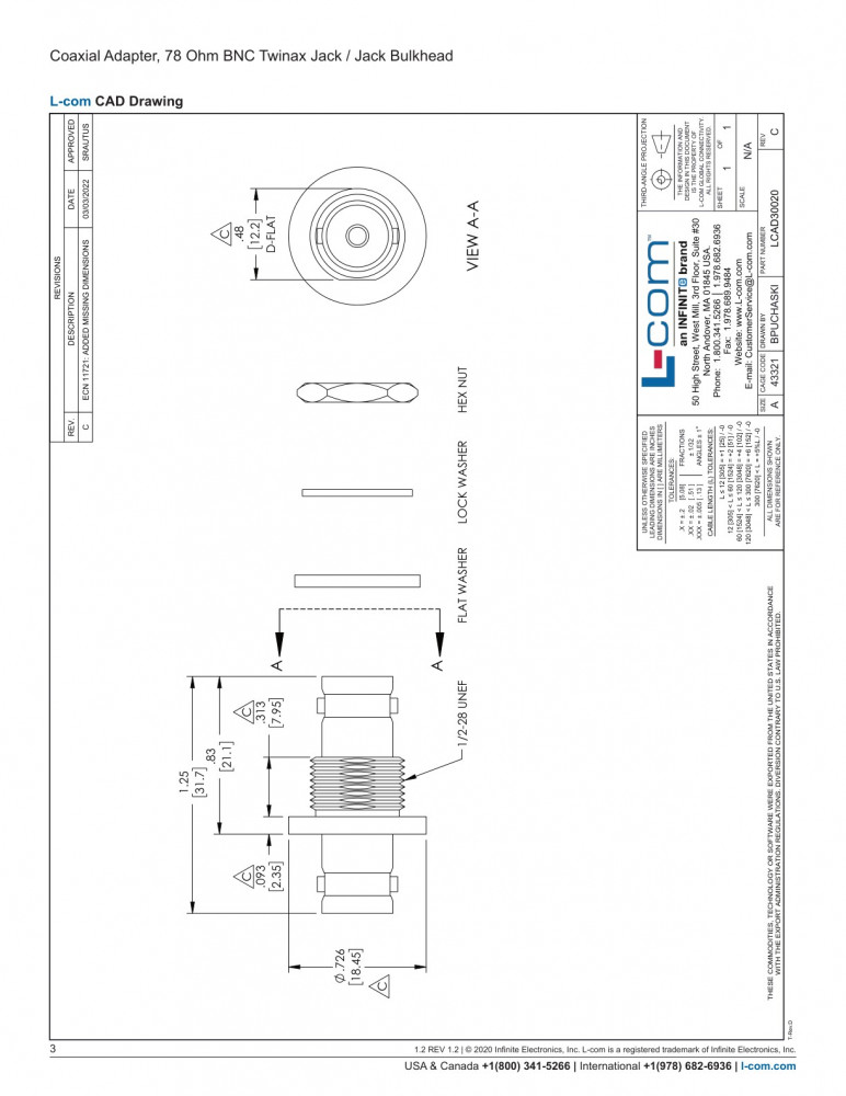 LCAD30020 technical document page 3