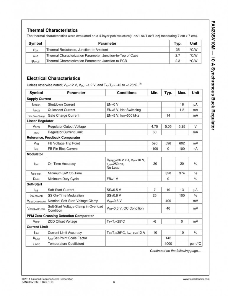 FAN23SV10M datasheet page 7