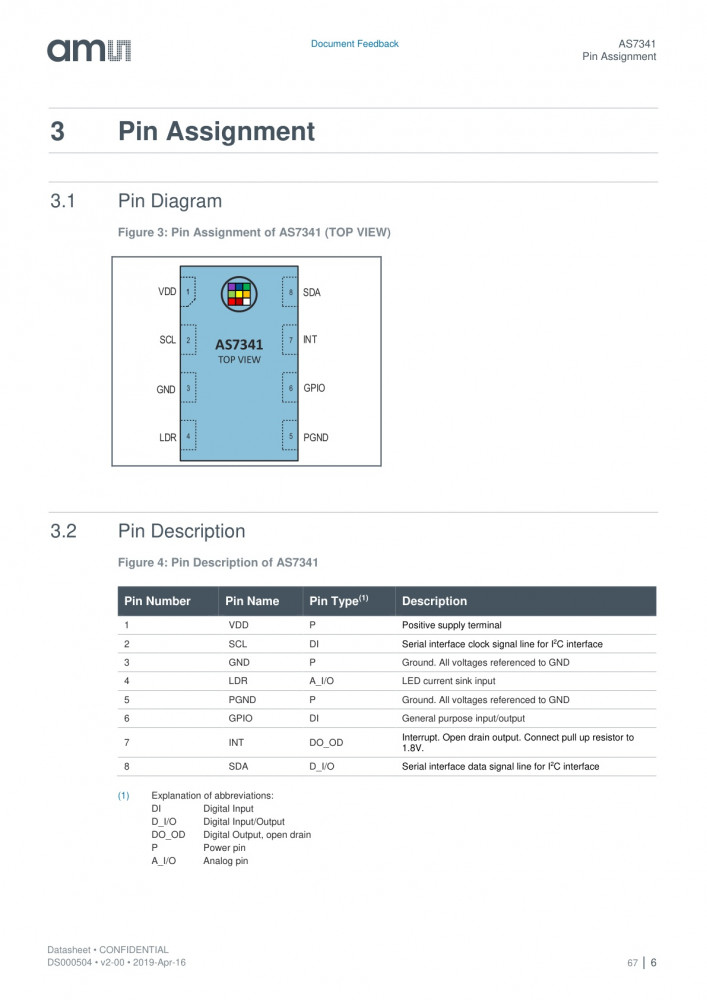 AS7341 document preview, page 6