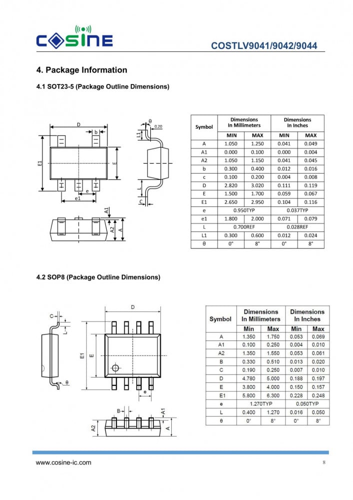 COSTLV9041TR datasheet page 8