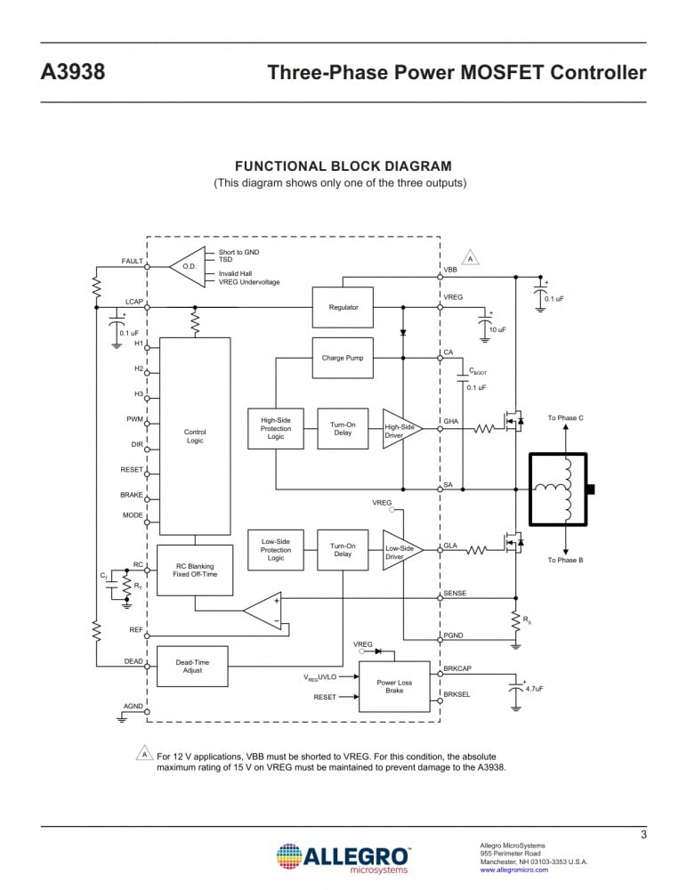 A3938 datasheet page 3