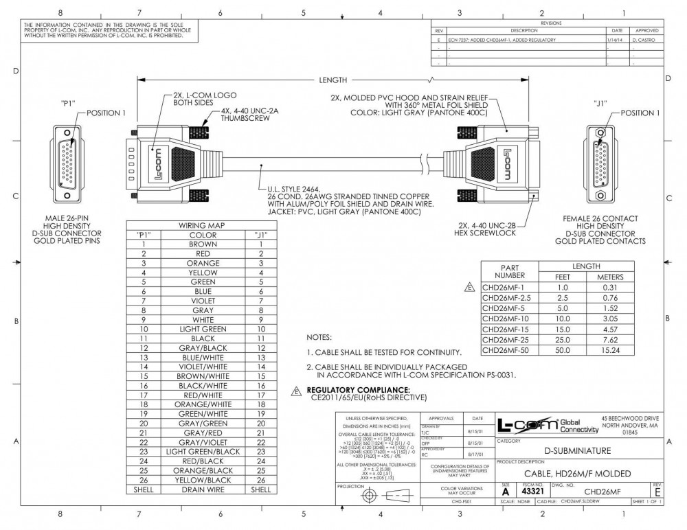 CHD26MF-25 technical document page