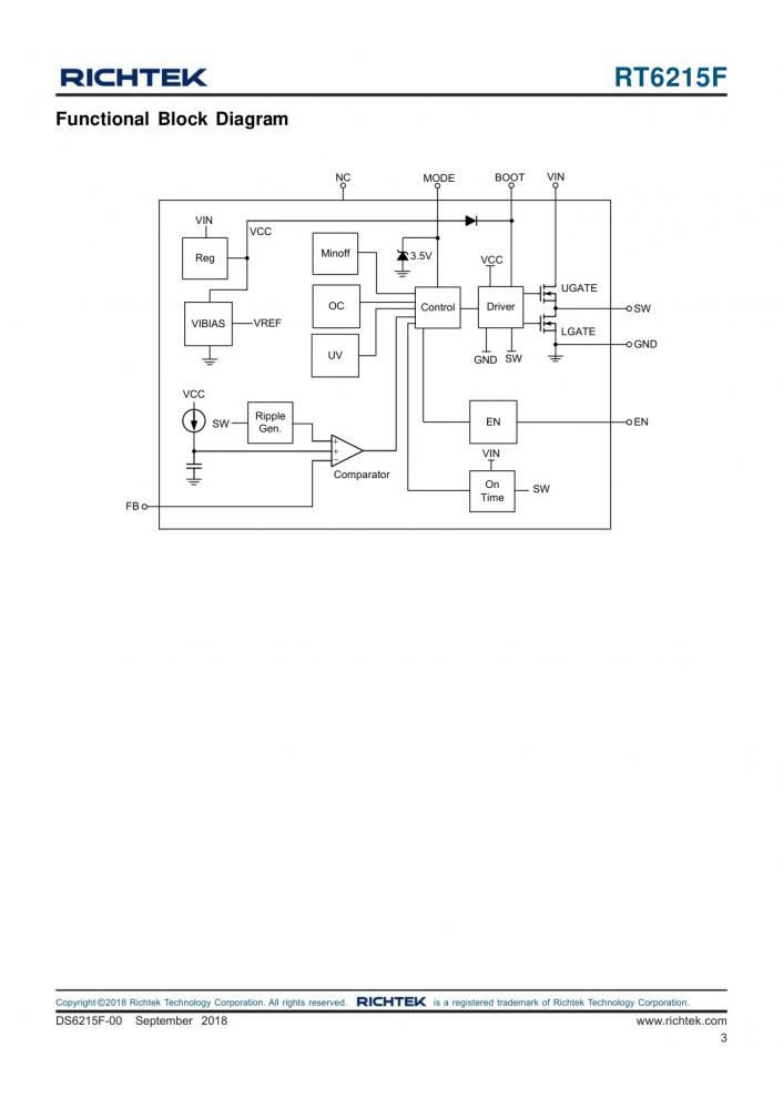 RT6215F technical document page 3