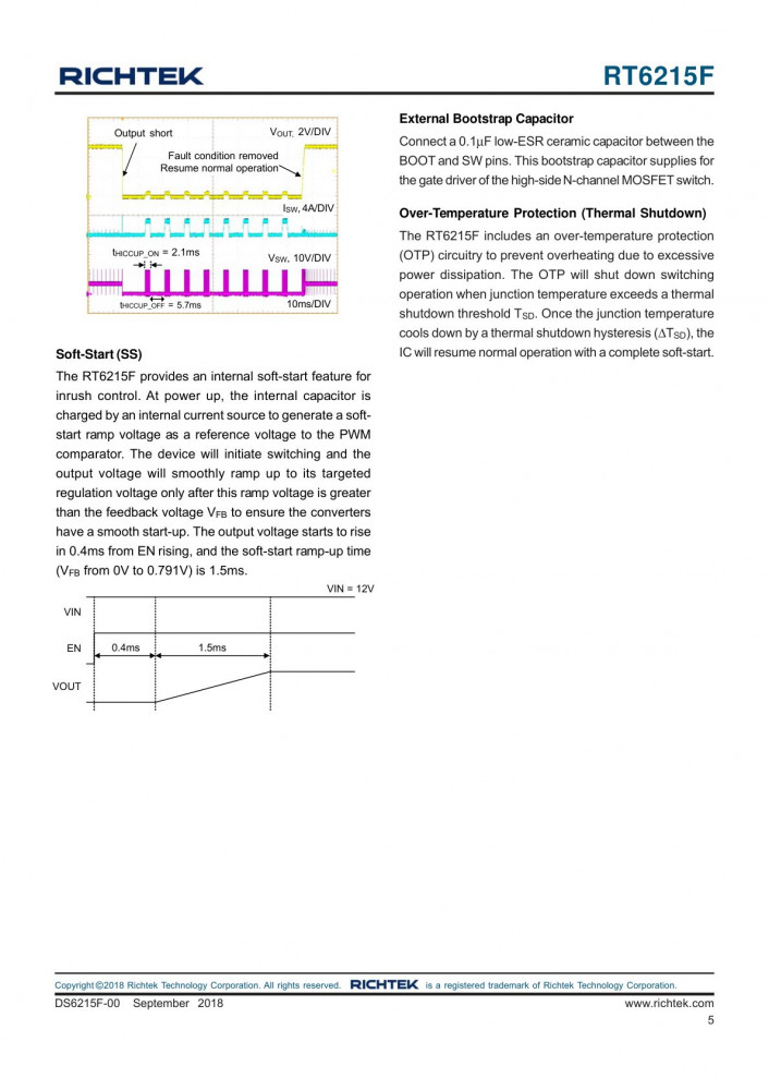 RT6215F technical document page 5