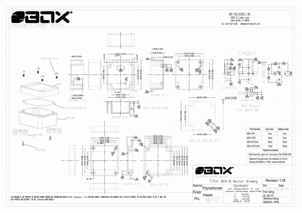 BEN-10 technical drawing preview