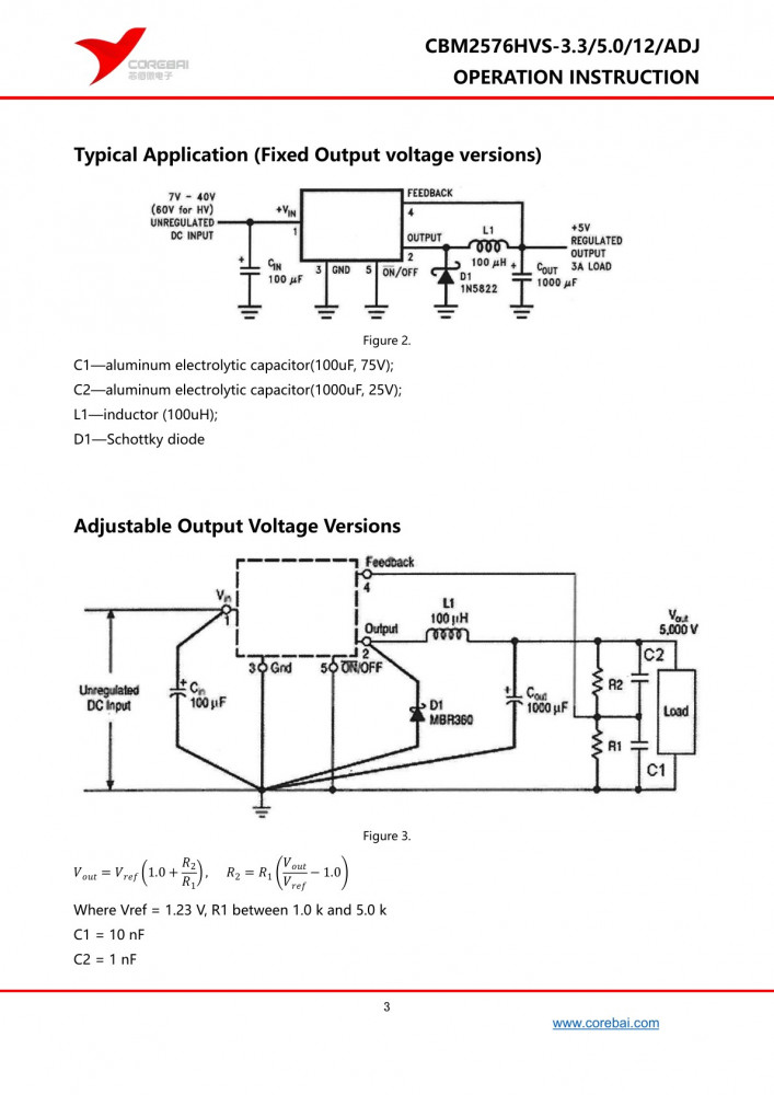 CBM2576HVS-5.0 datasheet page 3