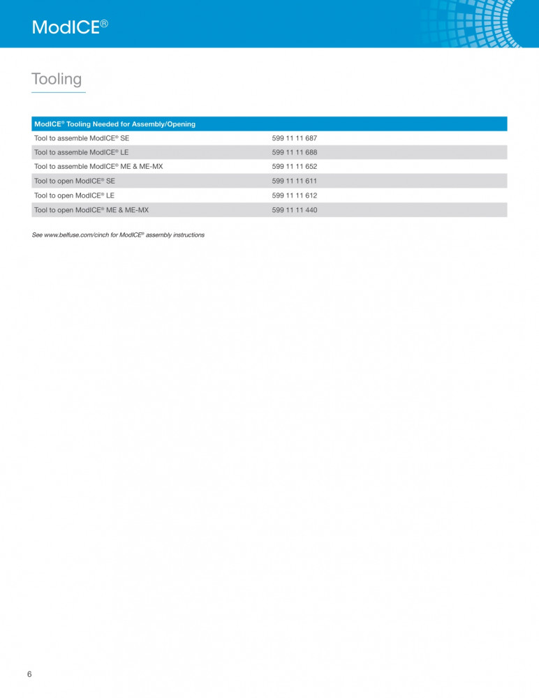 CINCH ModICE technical document page 7