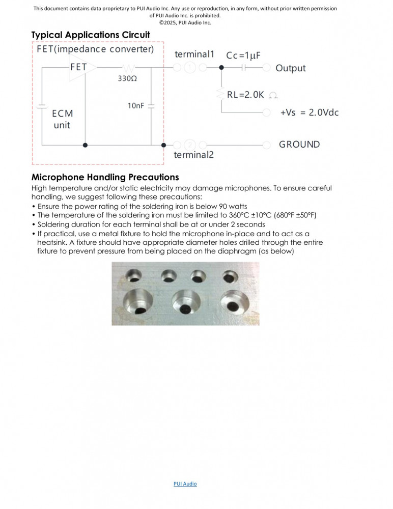 POM-2032L datasheet page 5