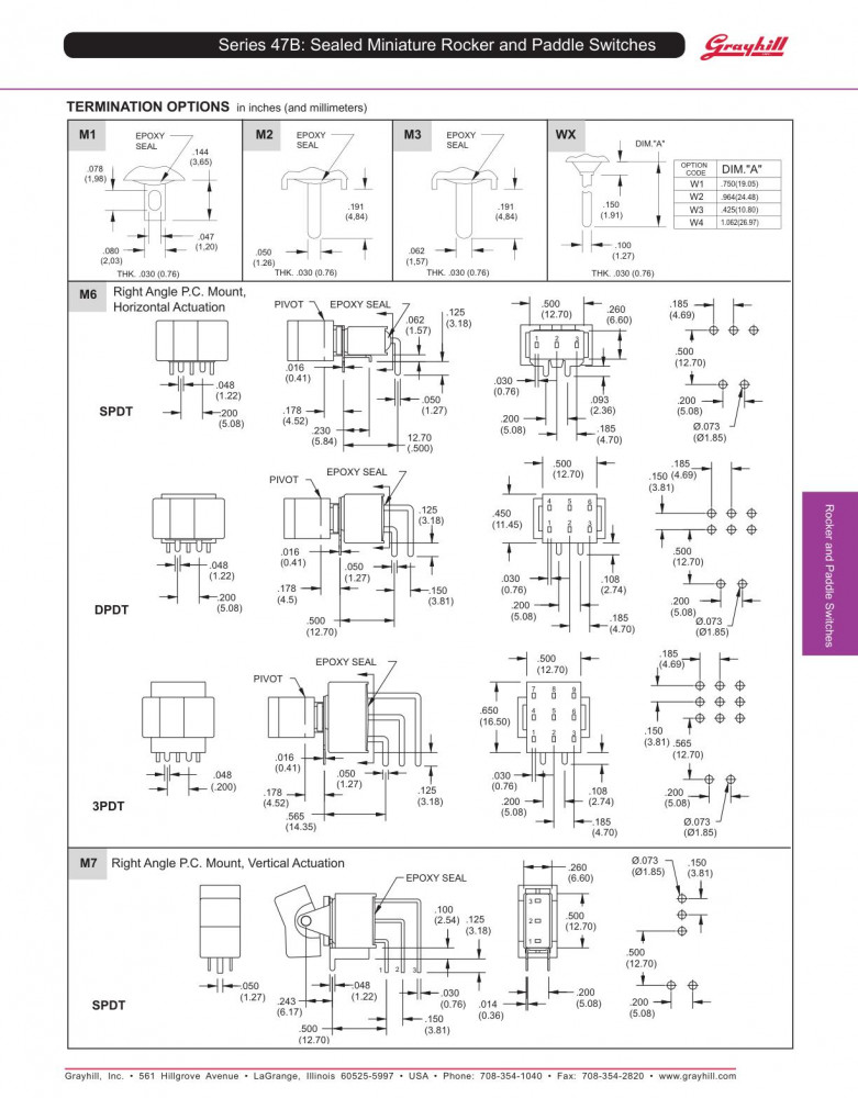 Grayhill Series 47B datasheet page 4
