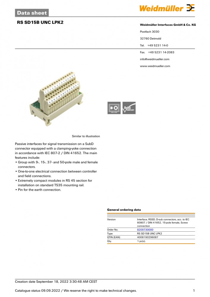 8209730000 technical document page 1