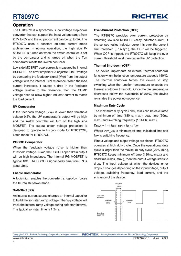 RT8097C datasheet page 4