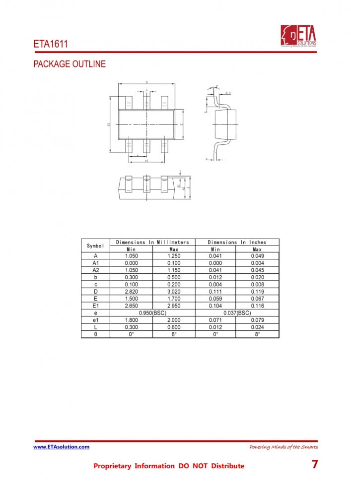 ETA1611S2G datasheet page 7