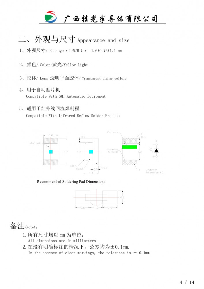 GL0602UY01 datasheet page 4