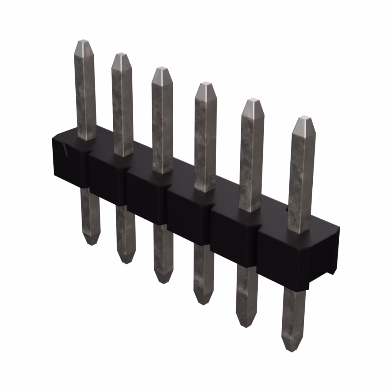 2.00mm Pitch Milli-Grid Header, Vertical, Through Hole, Breakaway, 6 Circuits, 2.50µm Tin (Sn) Plating, Mating Pin Length 3.70mm, Tail Length 3.00mm, Lead-Free for sale