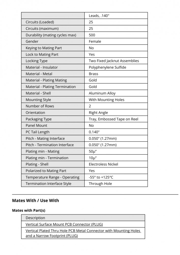 Technical document page 2 for MK-2Q2-025-443-220S