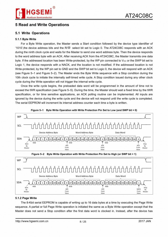 AT24C08C datasheet page 8