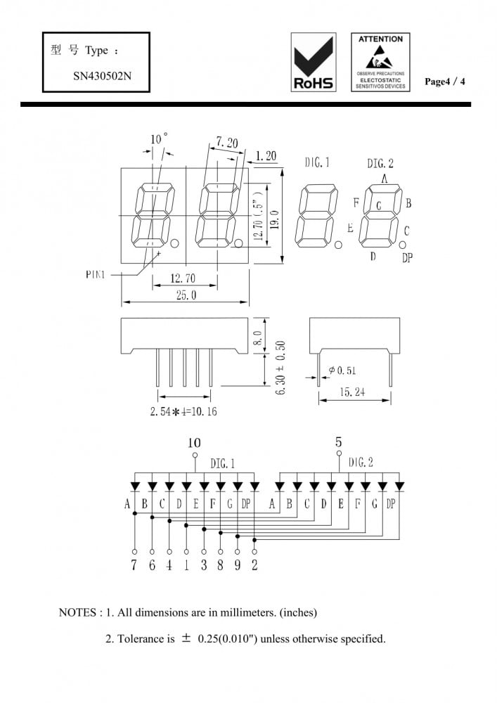 SN430502N/16 specification page 5