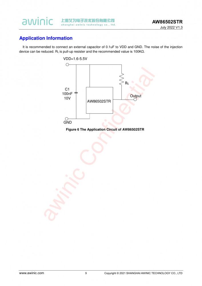AW86502STR datasheet page 9