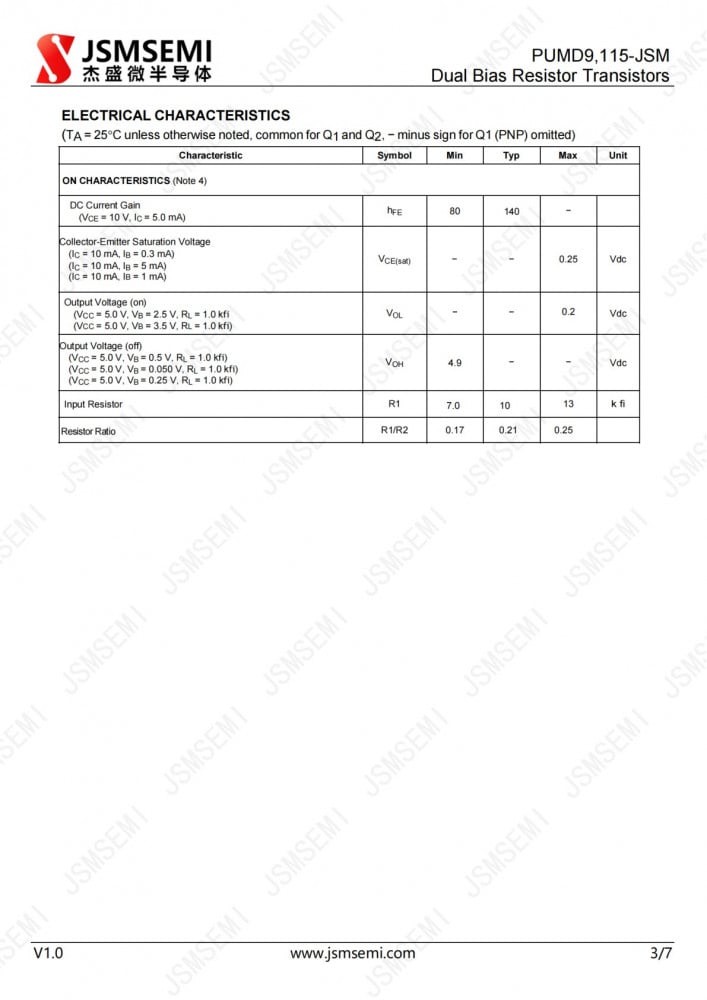PUMD9,115-JSM datasheet page 3