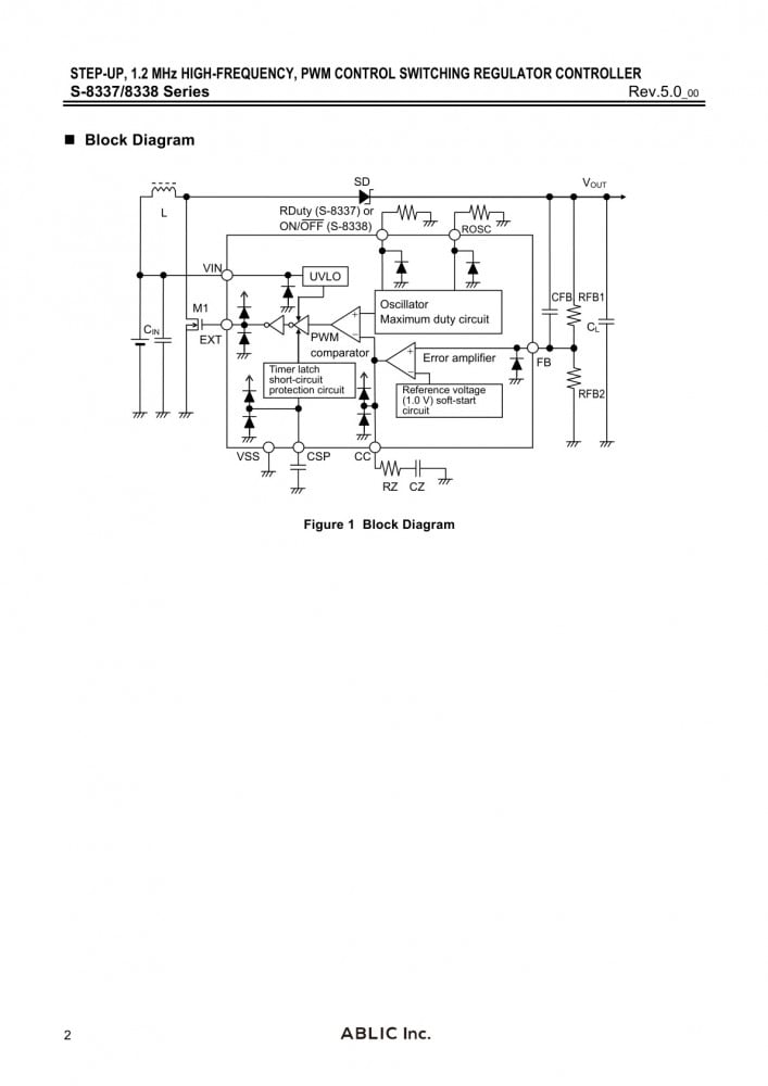 ABLIC S-8338 datasheet page 2