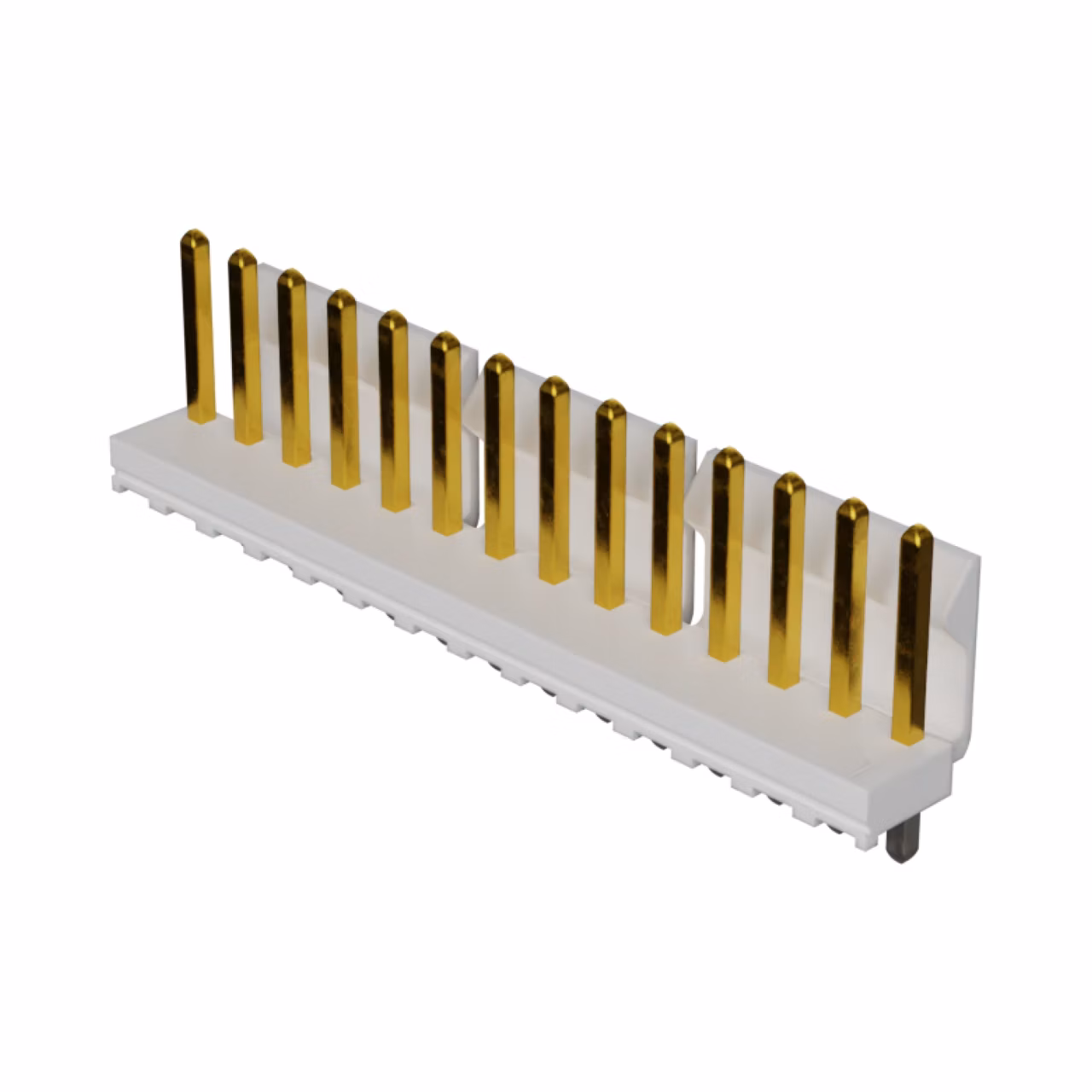 KK 396 Header, Vertical, Friction Lock, 14 Circuits, 0.76µm Gold (Au) Selective Plating for sale