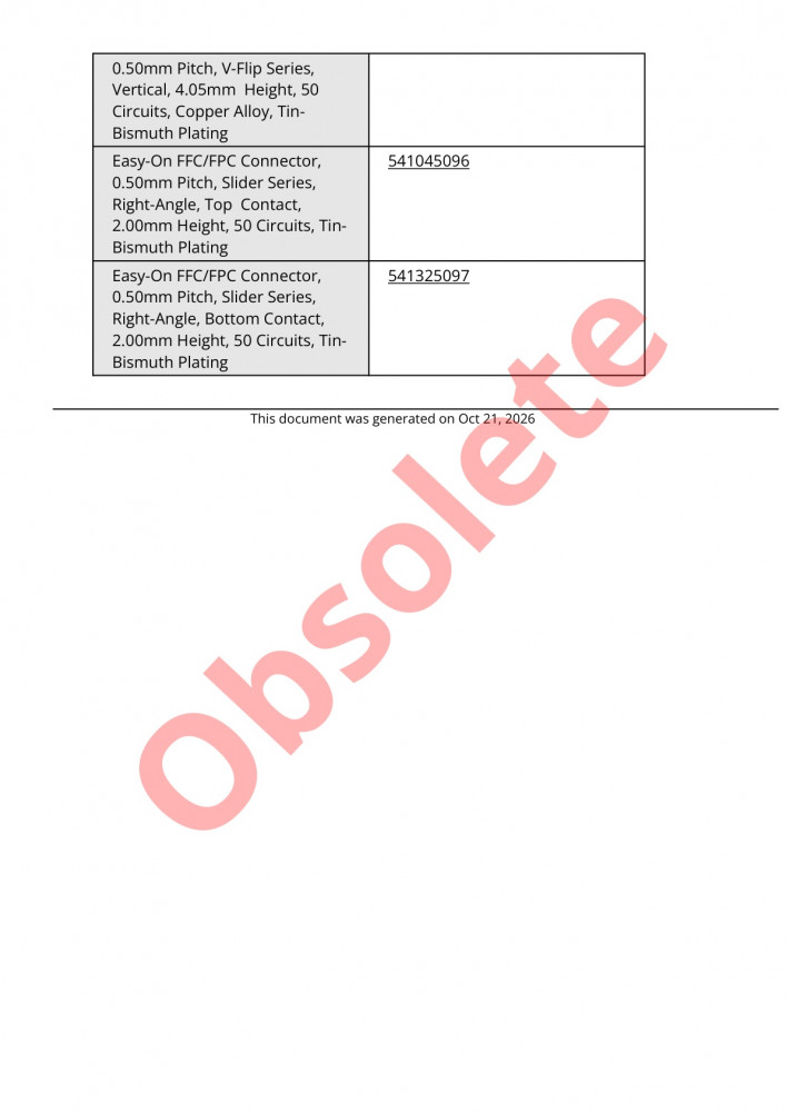 Technical document image 3 for Molex 982660643
