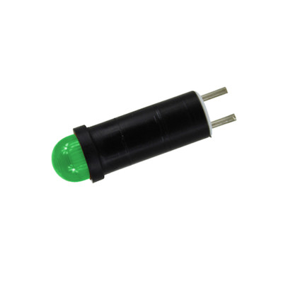 LED Panel Mount Indicator Red .290″ 24V Straight Leads