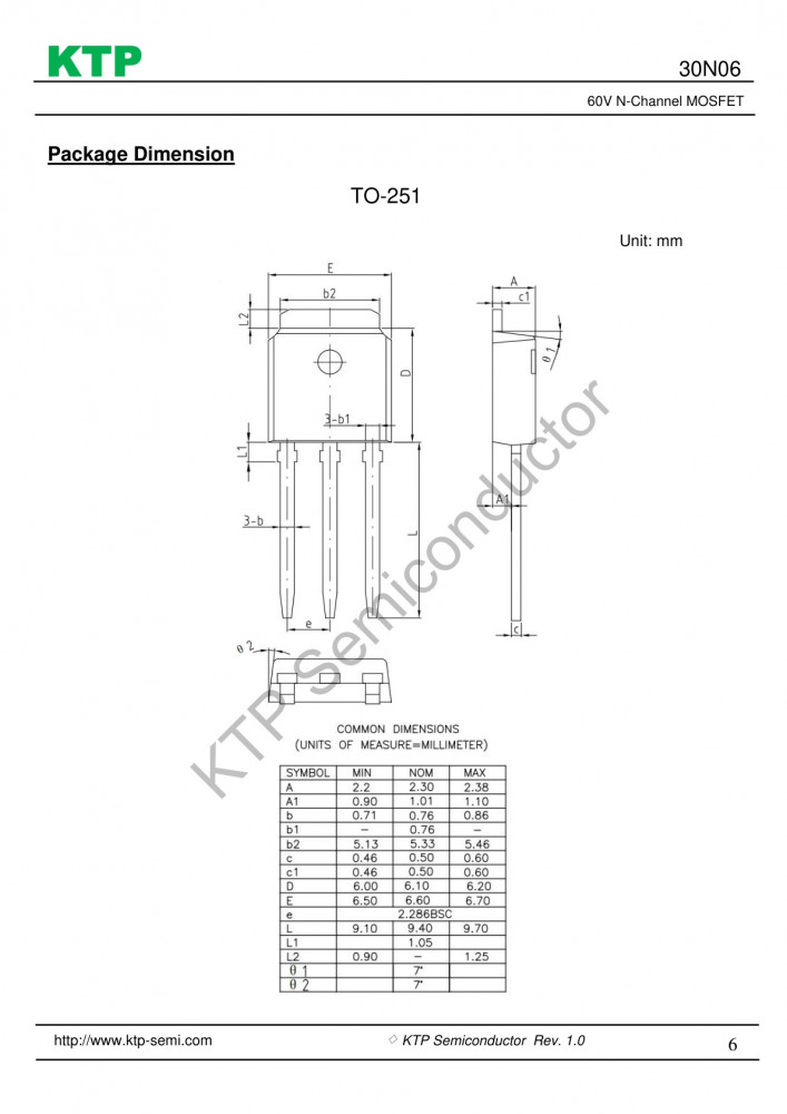 30N06-KTP datasheet page 6