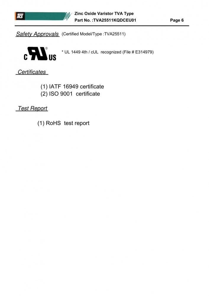 TVA25511KQDCEU01 datasheet page 9