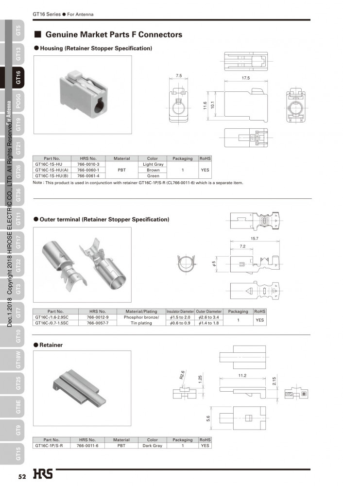 HRS GT16G documentation page 5