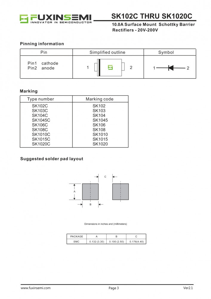 SK106C datasheet page 3