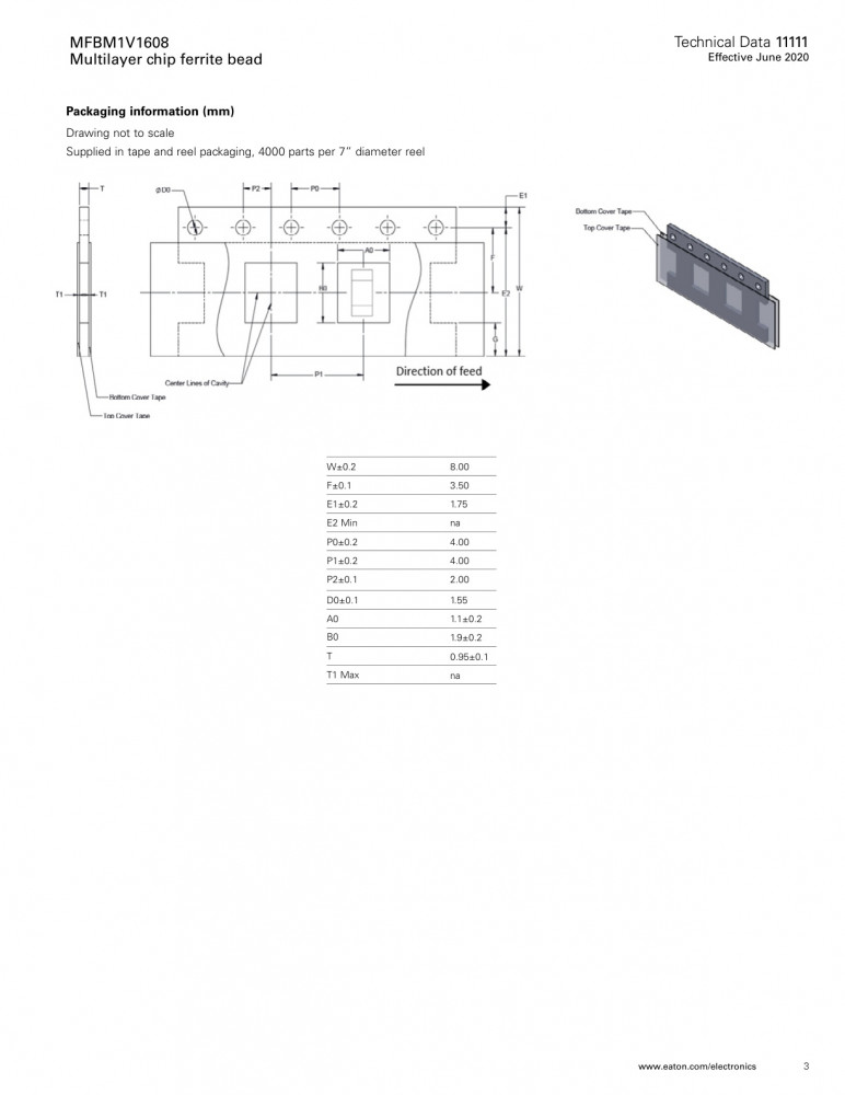 EATON MFBM1V1608 technical document page 3
