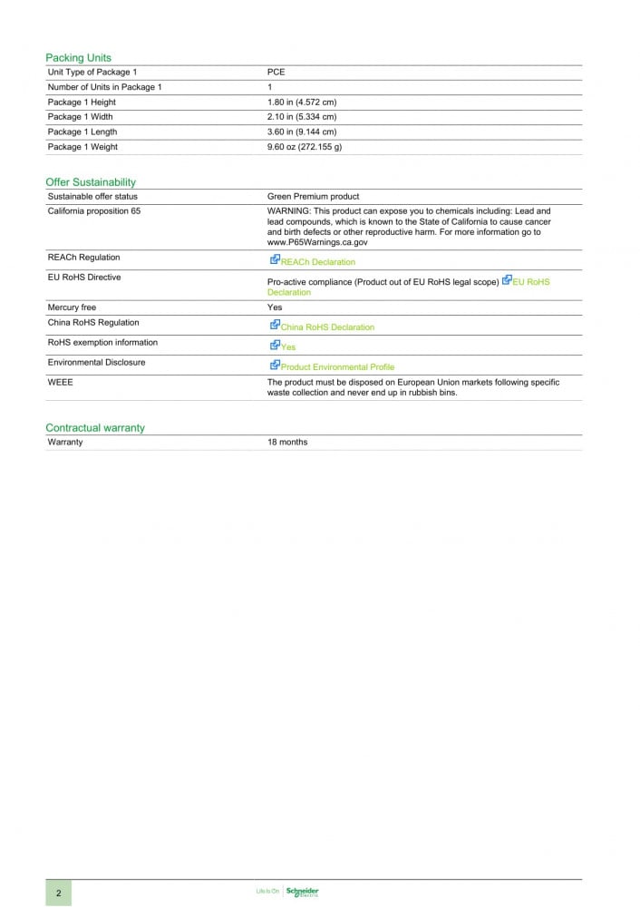 9001K11J1 technical document page 2