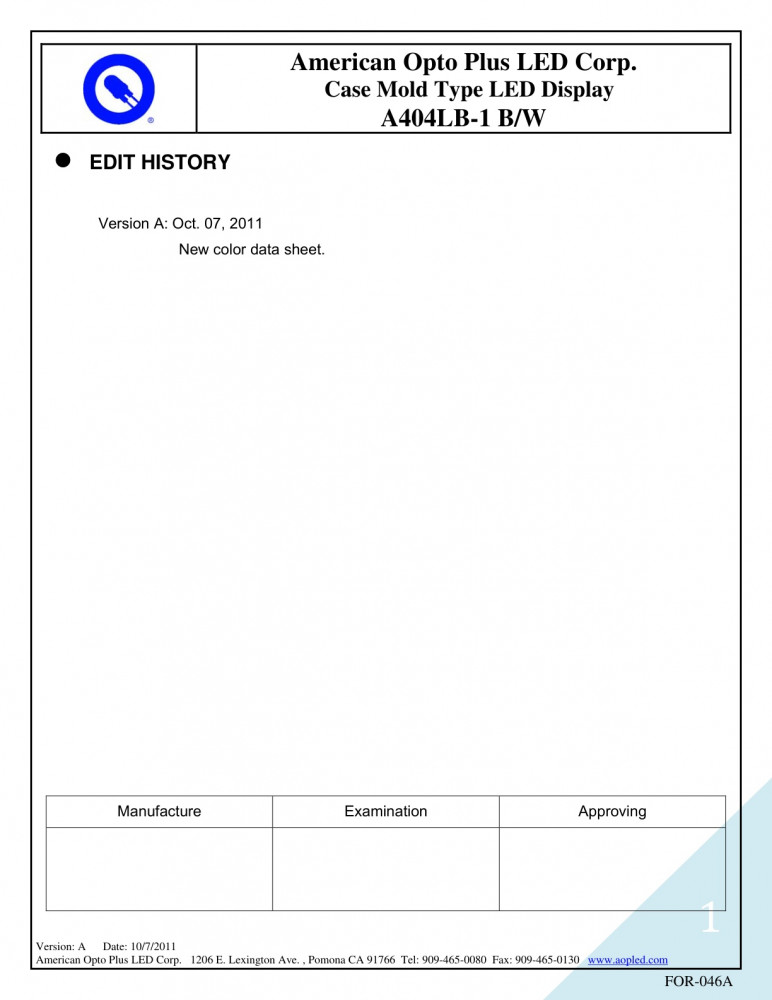 A404LB-1 datasheet page 1