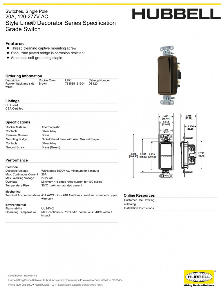 DS120 product documentation preview