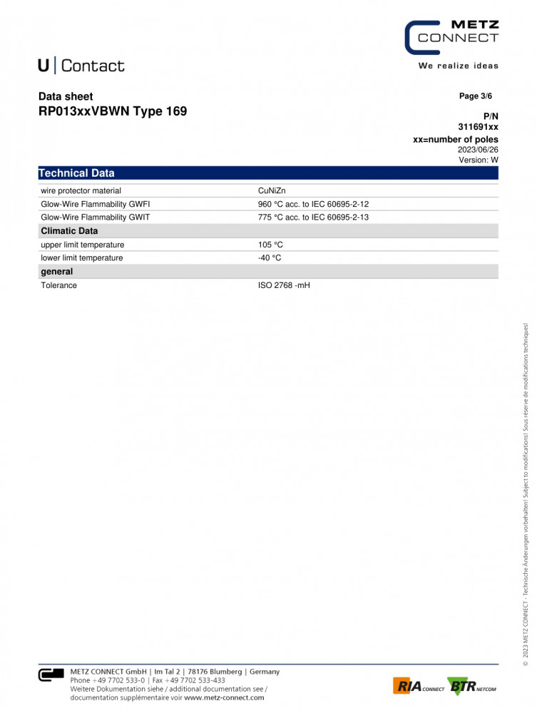 31169106 datasheet page 3