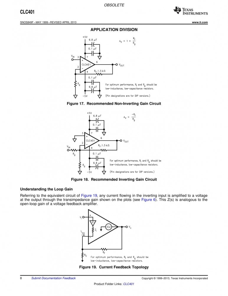 CLC401 datasheet page 9