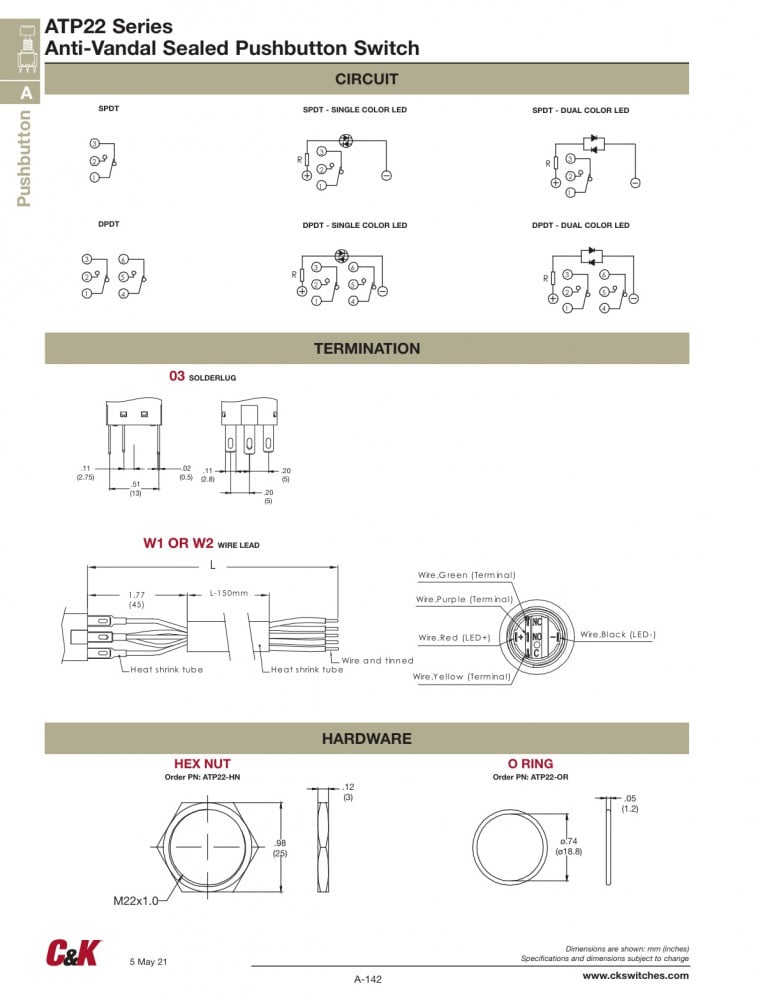 ATP22 series datasheet page 3