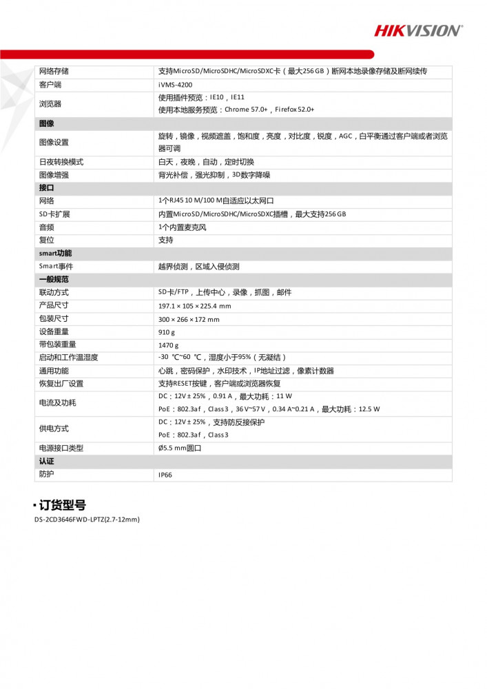 DS-2CD3646FWD-LPTZ document page 3