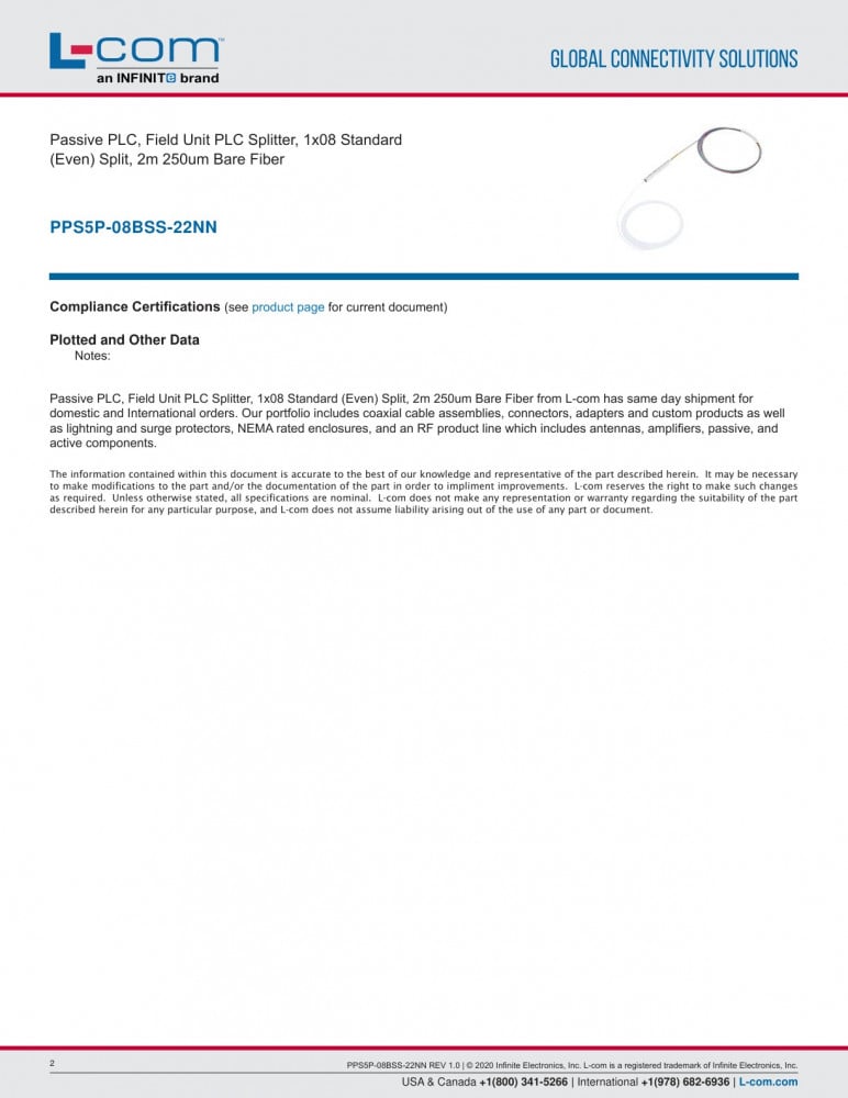 PPS5P-08BSS-22NN datasheet page 2