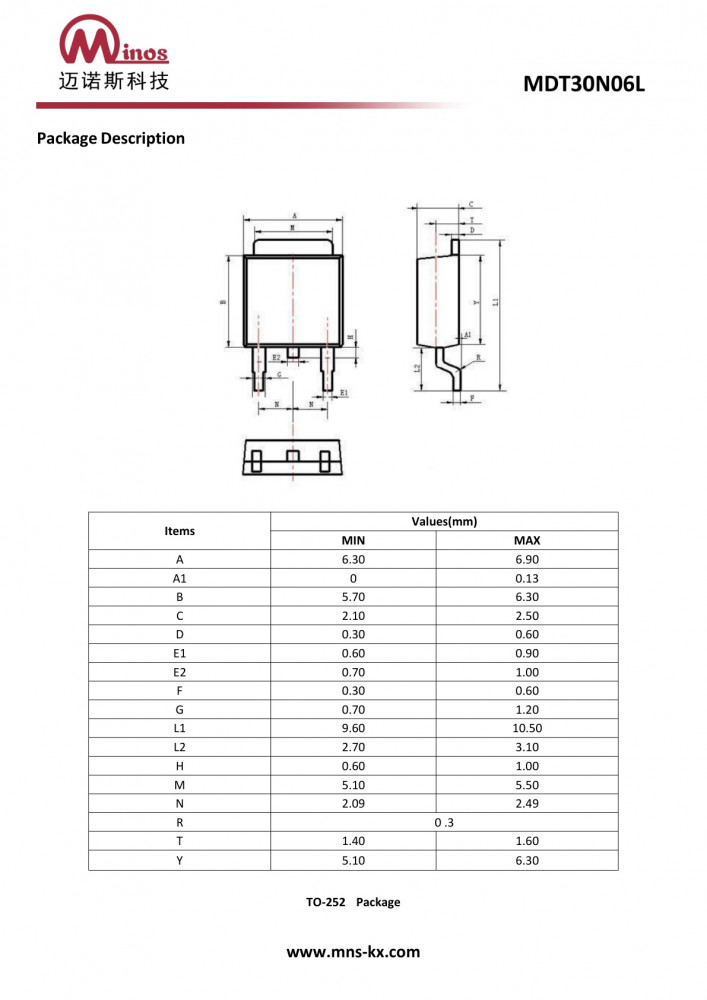 MDT30N06L datasheet page 6