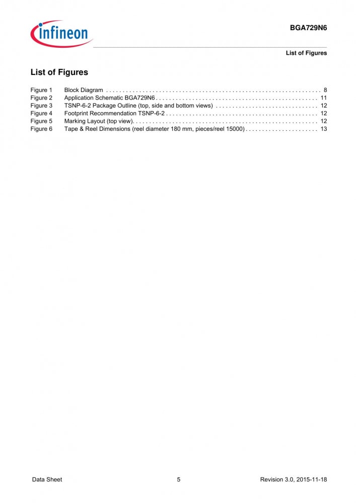 BGA729N6 datasheet page 5