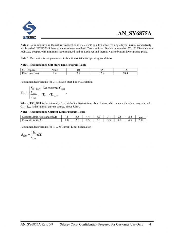 SY6875ADBC datasheet page 4