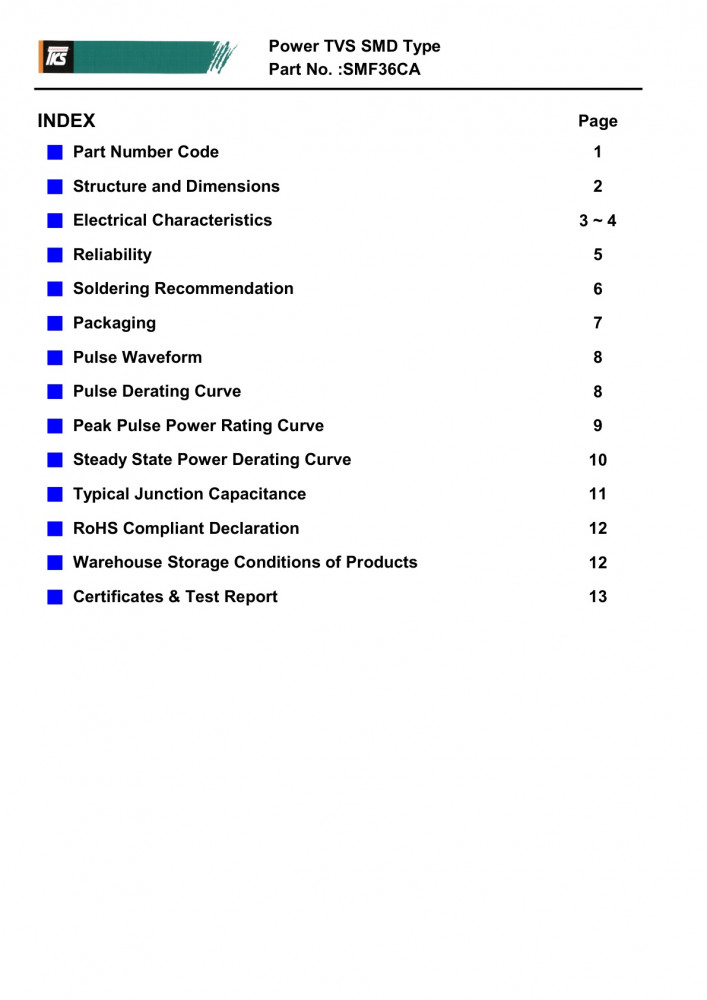 SMF36CA technical document page 3