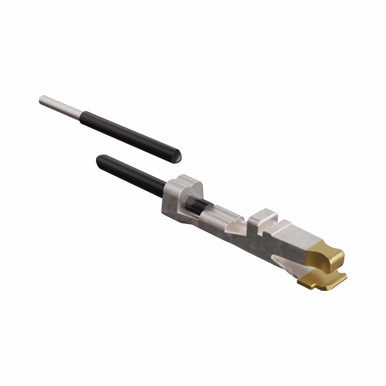 Pre-Crimped Lead Pico-Lock 3.0 Female-to-Pigtail, Gold (Au) Plating, 150.00mm Length, 18 AWG, Black for sale