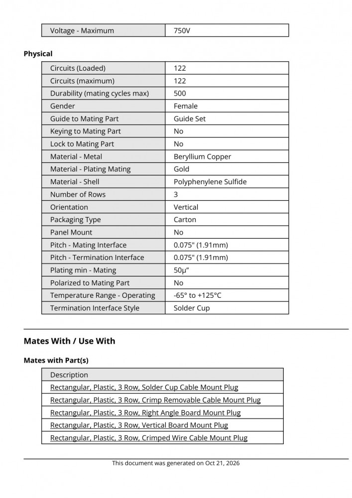Product technical document image, page 2