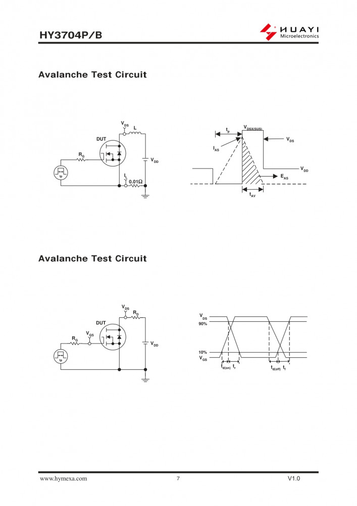 HY3704 datasheet page 7