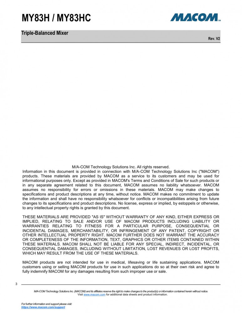 MY83HC technical document page 3